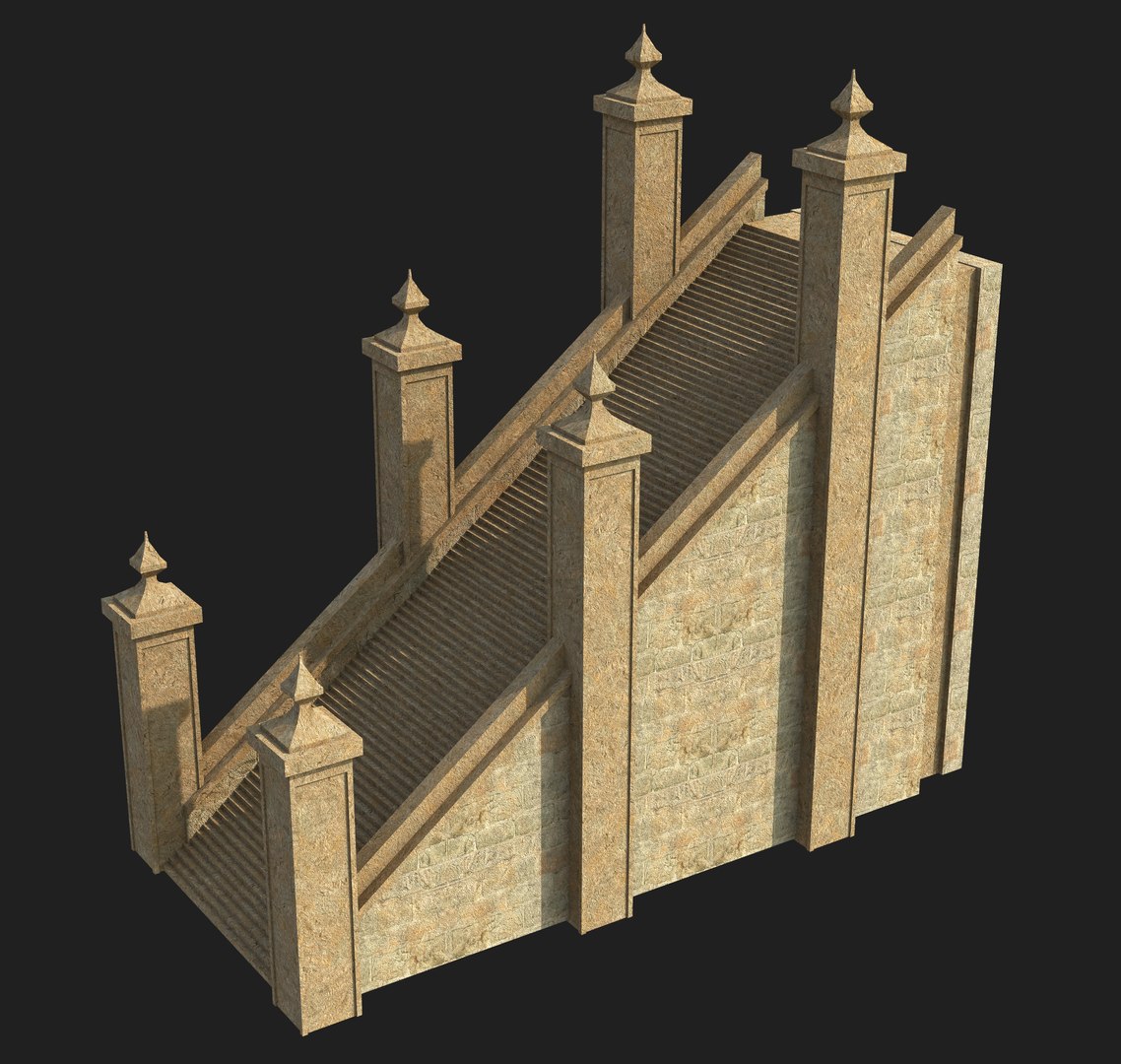 Free Free Orient Stairs 3D Model - TurboSquid 1869772