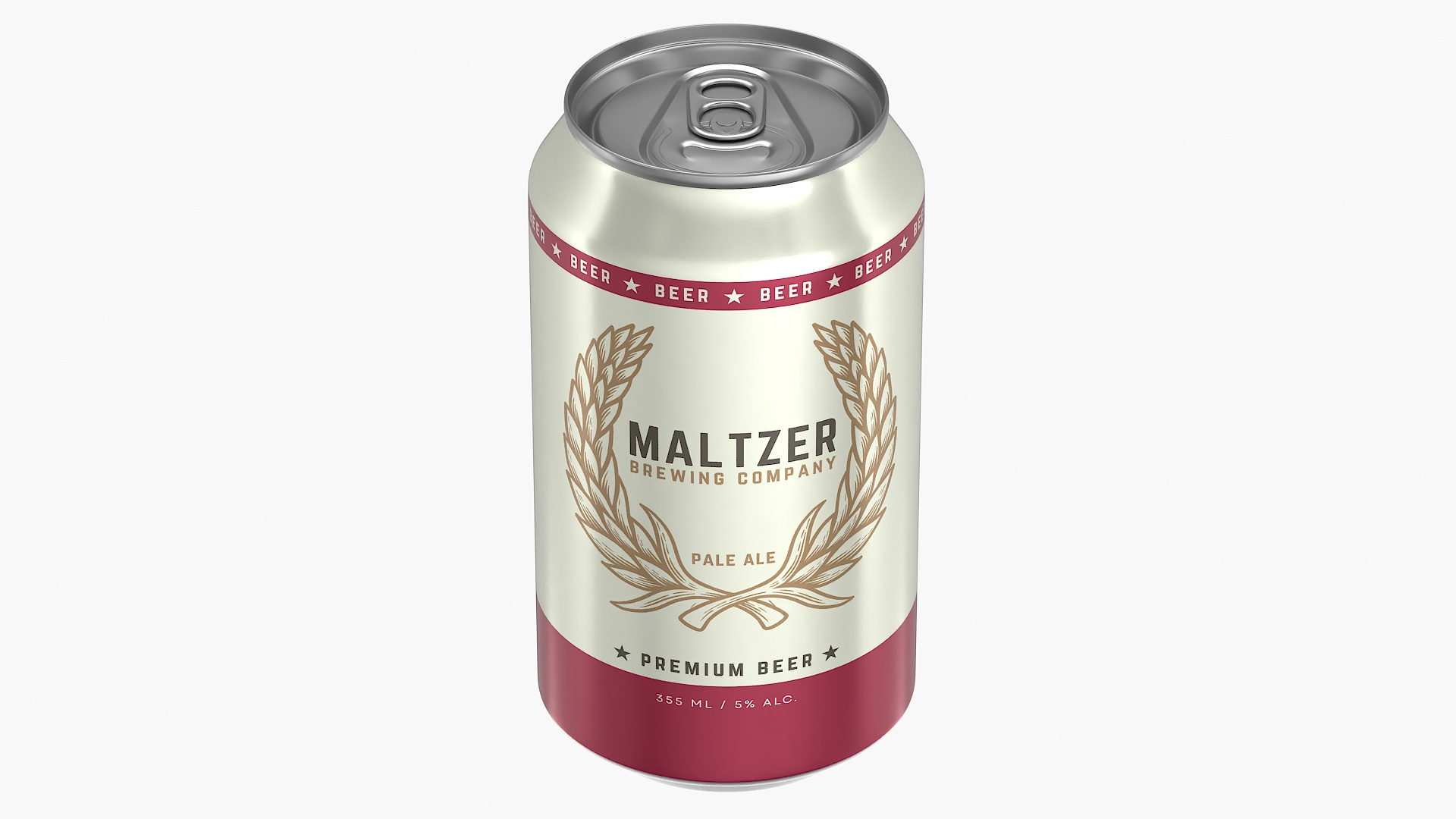 3D Standard Beer Can 355ml - TurboSquid 2389024