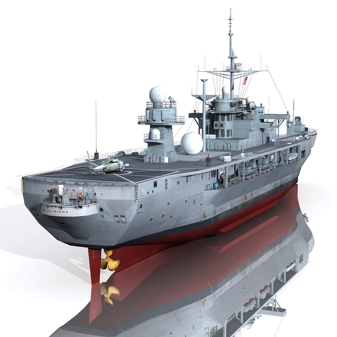 3d 3ds uss blue ridge lcc-19