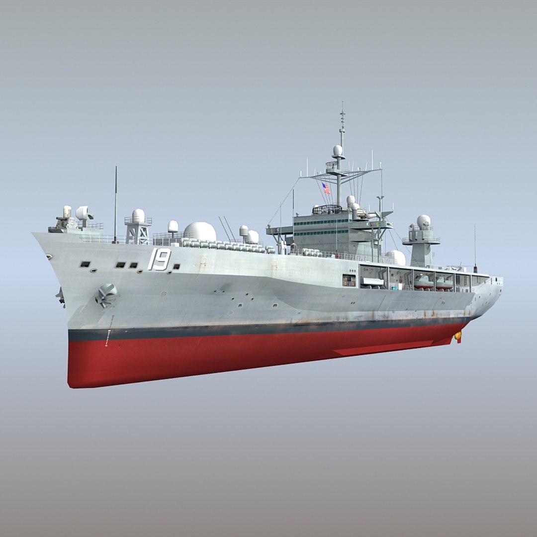 3d 3ds Uss Blue Ridge Lcc-19