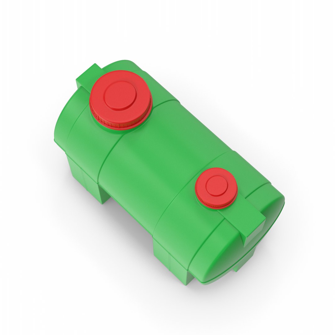 3D Green Plastic Water Tank model - TurboSquid 2162708