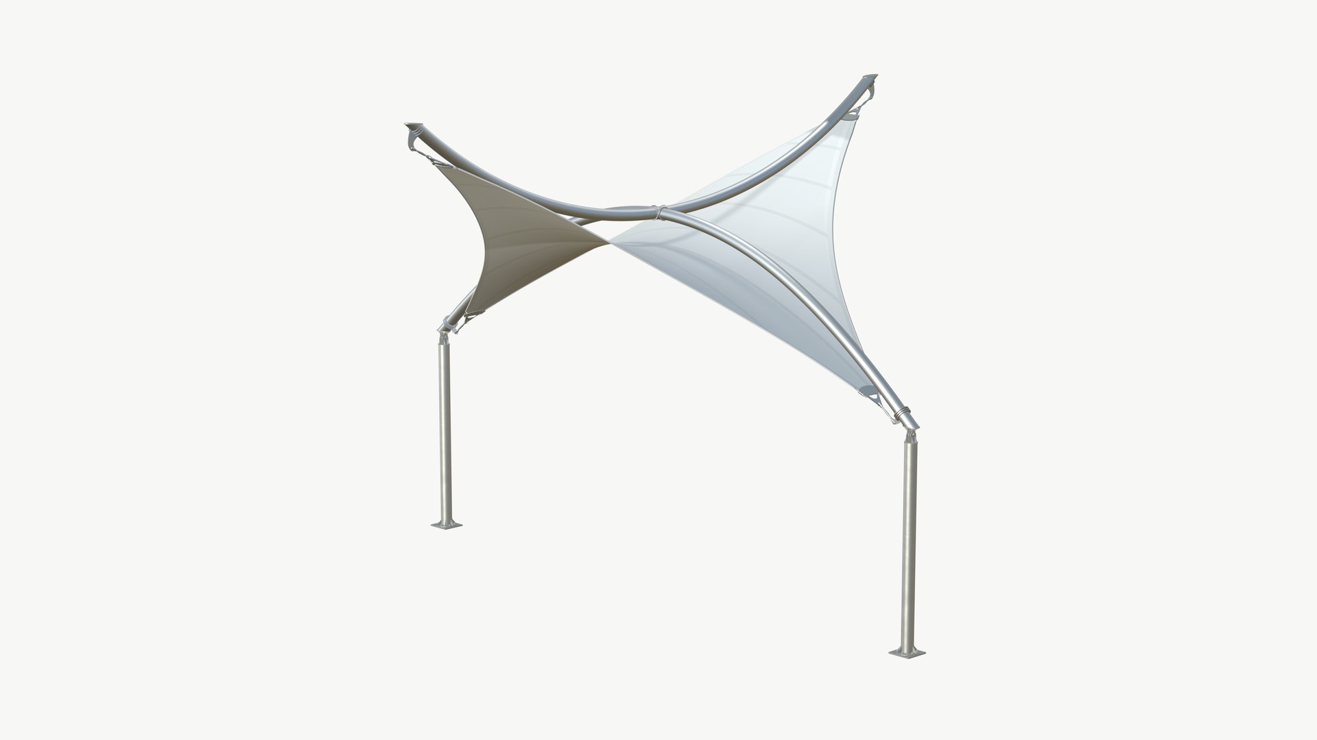 3D Tensile Structure Design Arch - TurboSquid 2152552