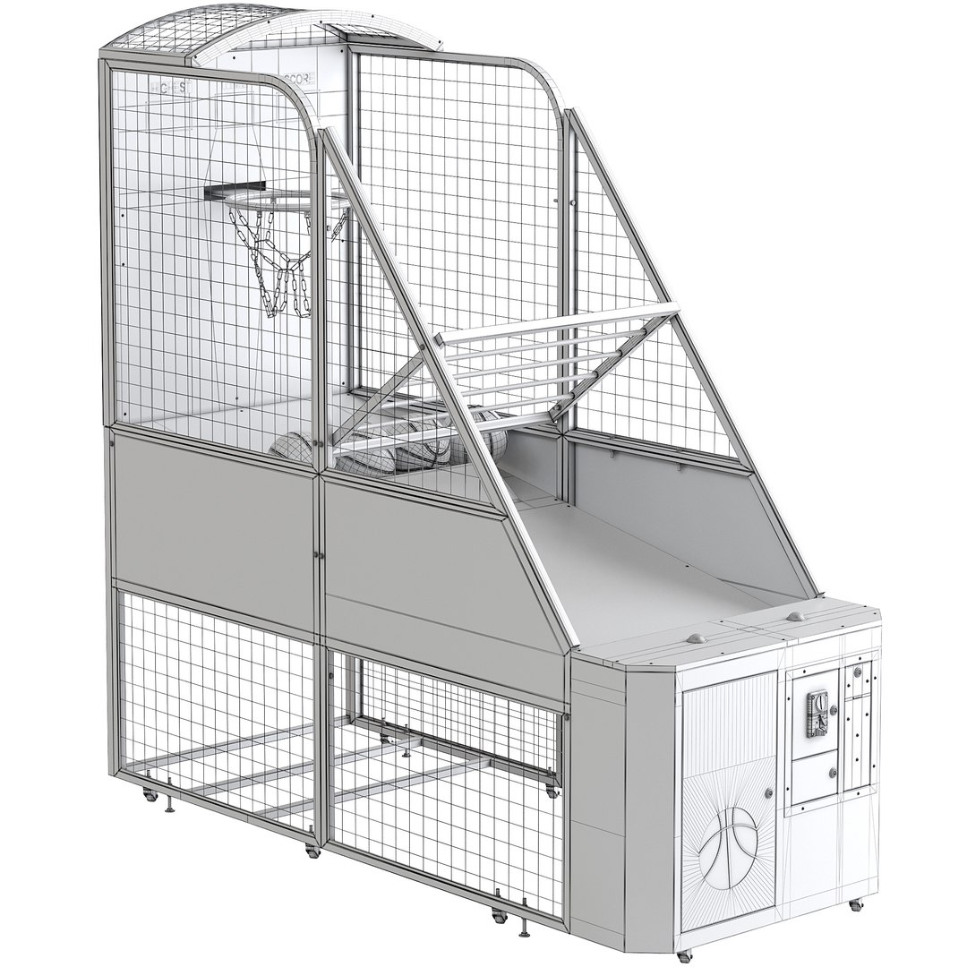 Hoop Dreams Basketball Game Machine 3D Model - TurboSquid 1776068