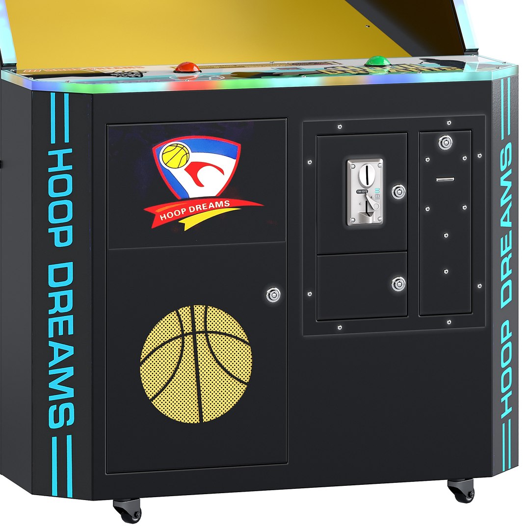 Hoop Dreams Basketball Game Machine 3D Model - TurboSquid 1776068