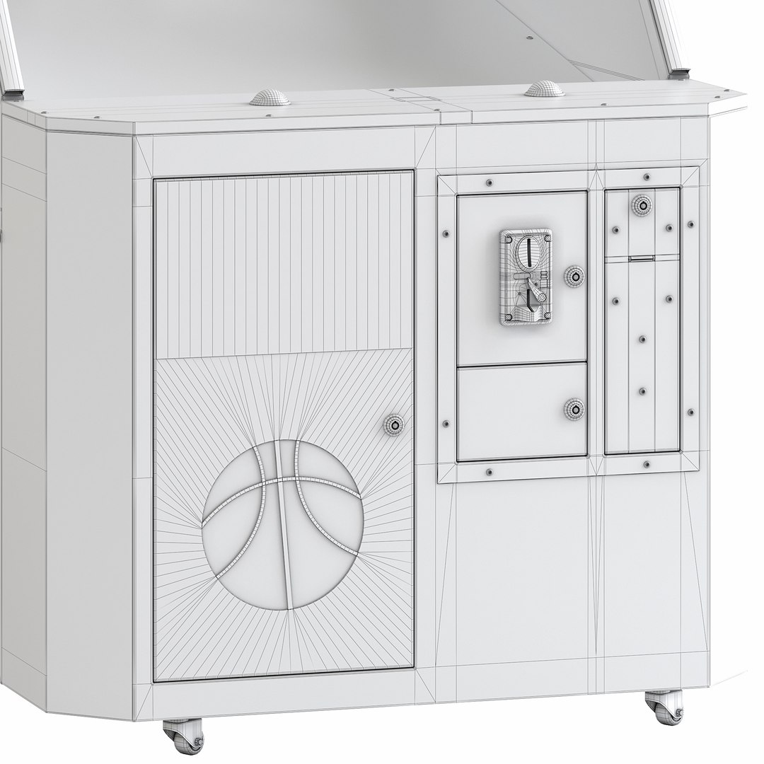 Hoop Dreams Basketball Game Machine 3D Model - TurboSquid 1776068