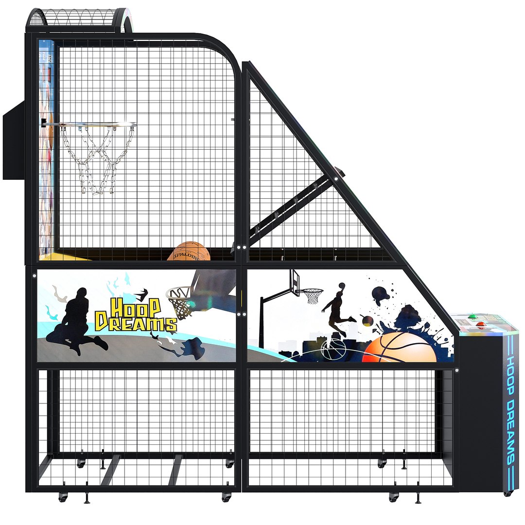 Hoop Dreams Basketball Game Machine 3D Model - TurboSquid 1776068