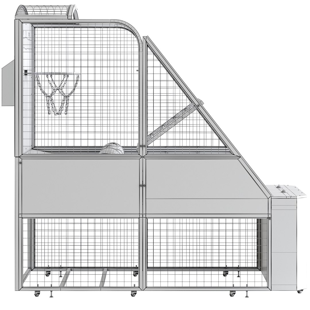 Hoop Dreams Basketball Game Machine 3D Model - TurboSquid 1776068
