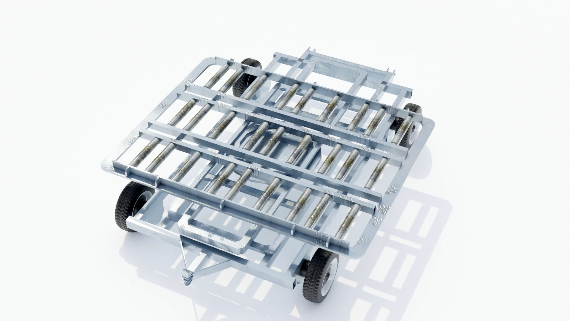 3D Model ULD Cargo Trolley - TurboSquid 2145308