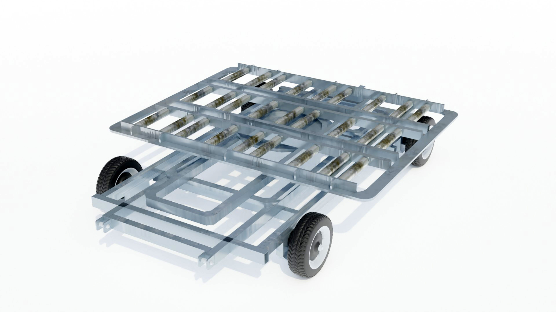 3D Model ULD Cargo Trolley - TurboSquid 2145308