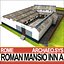 3d Ancient Roman Mansio Inn Model