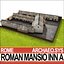 3d Ancient Roman Mansio Inn Model