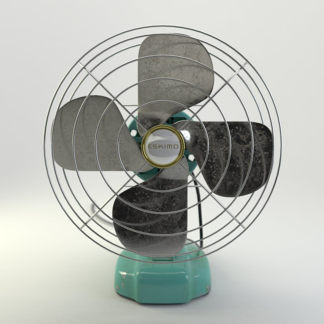 3d Max Vintage Eskimo Fan