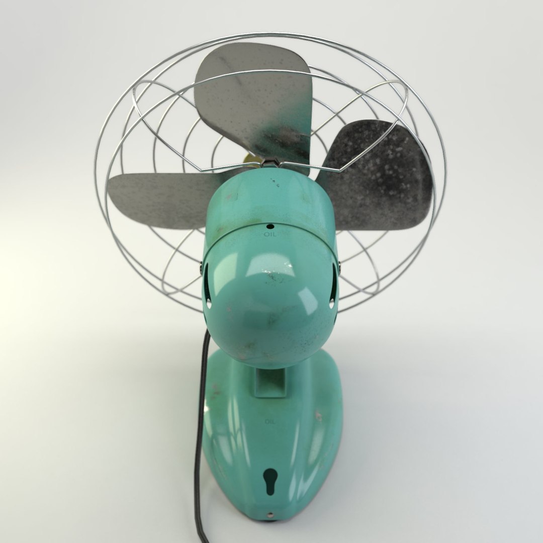 3d Max Vintage Eskimo Fan
