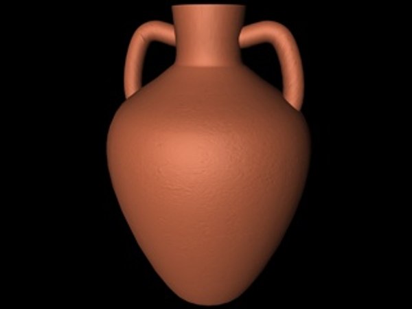 3d roman amphorae model