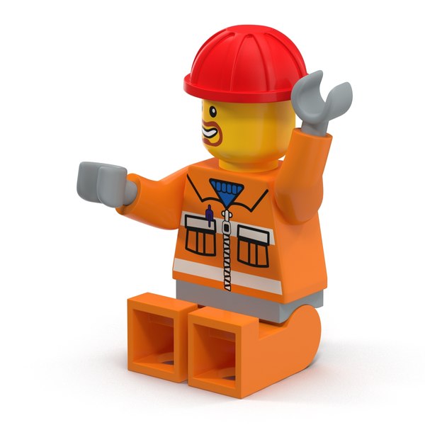 modelo 3d Lego Man Builder - TurboSquid 1006243