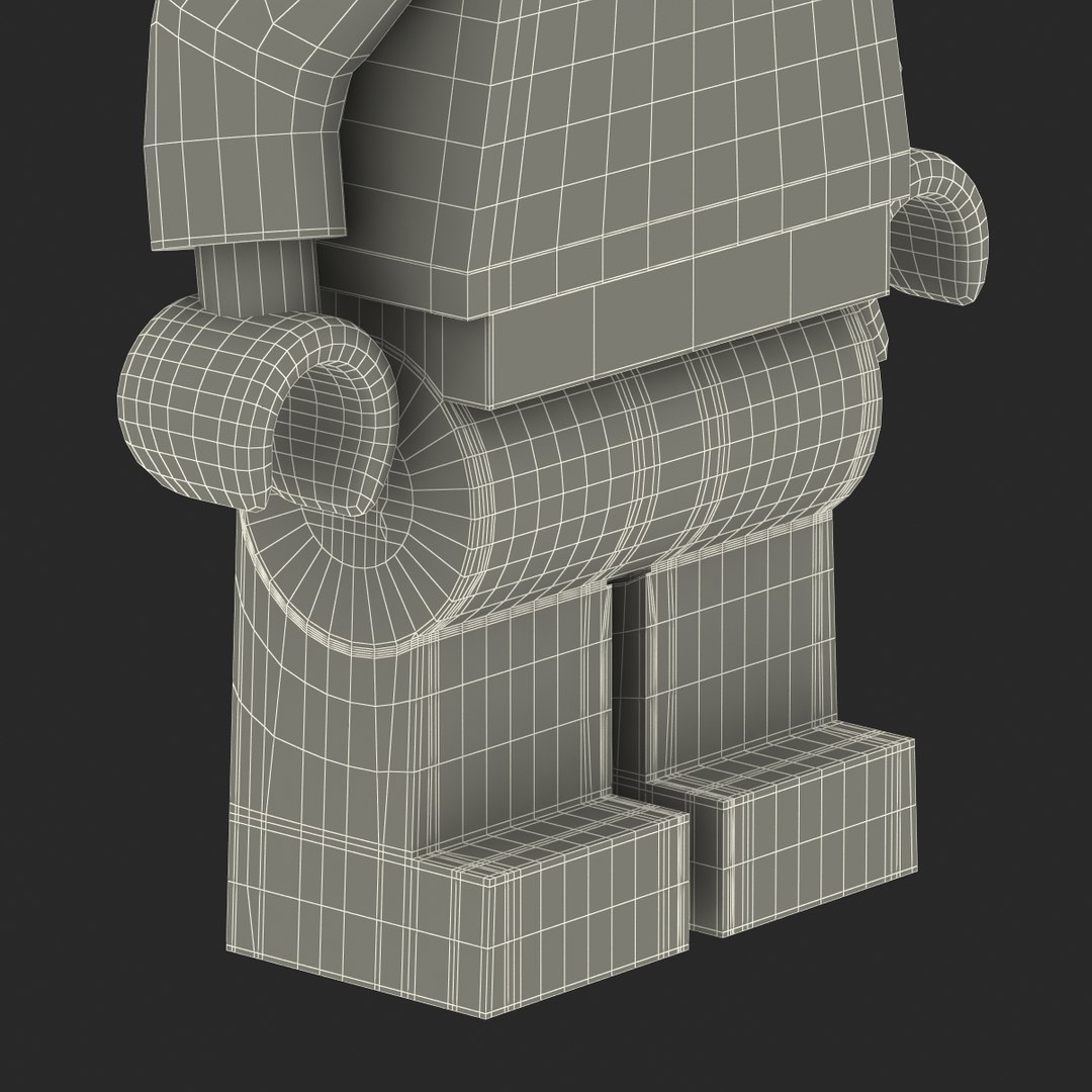 Lego Man Builder 3d Model