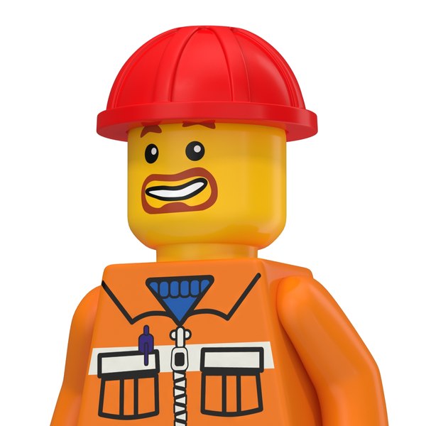 modelo 3d Lego Man Builder - TurboSquid 1006243