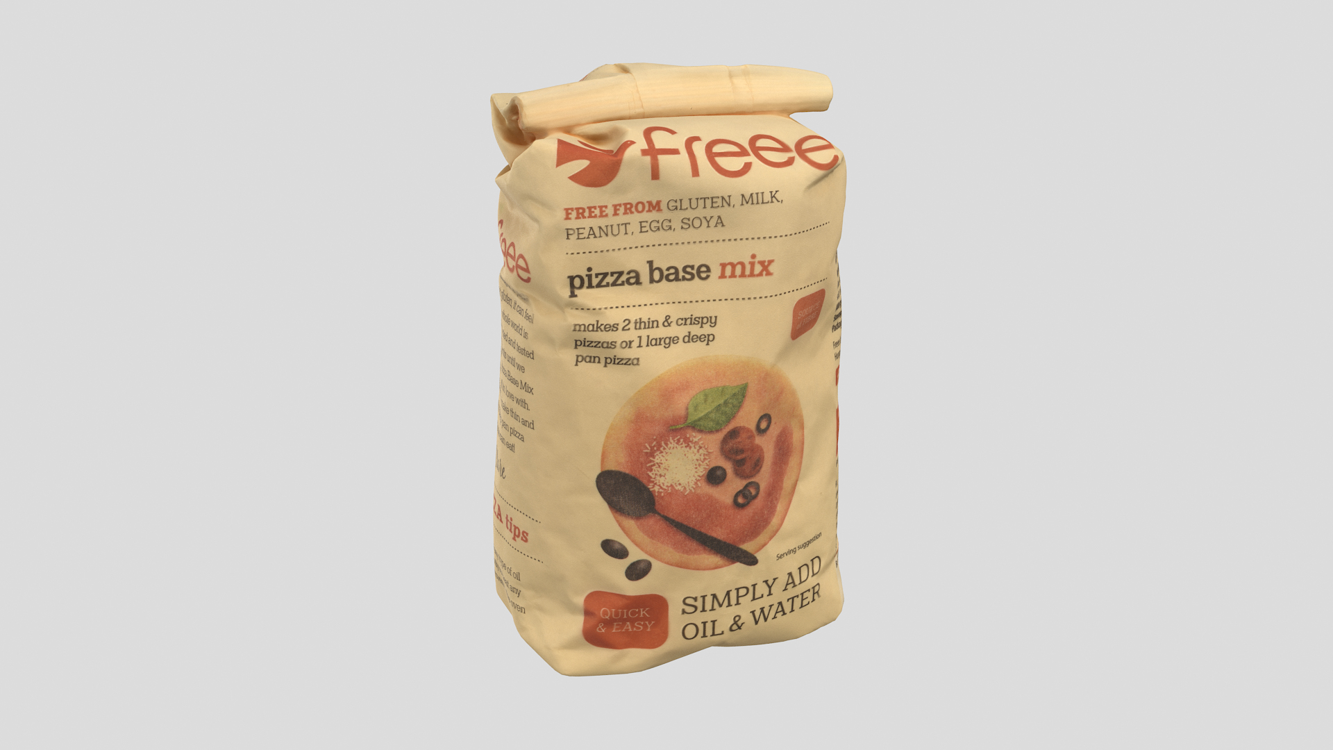 Bag Pizza Base 3D Model - TurboSquid 1617404