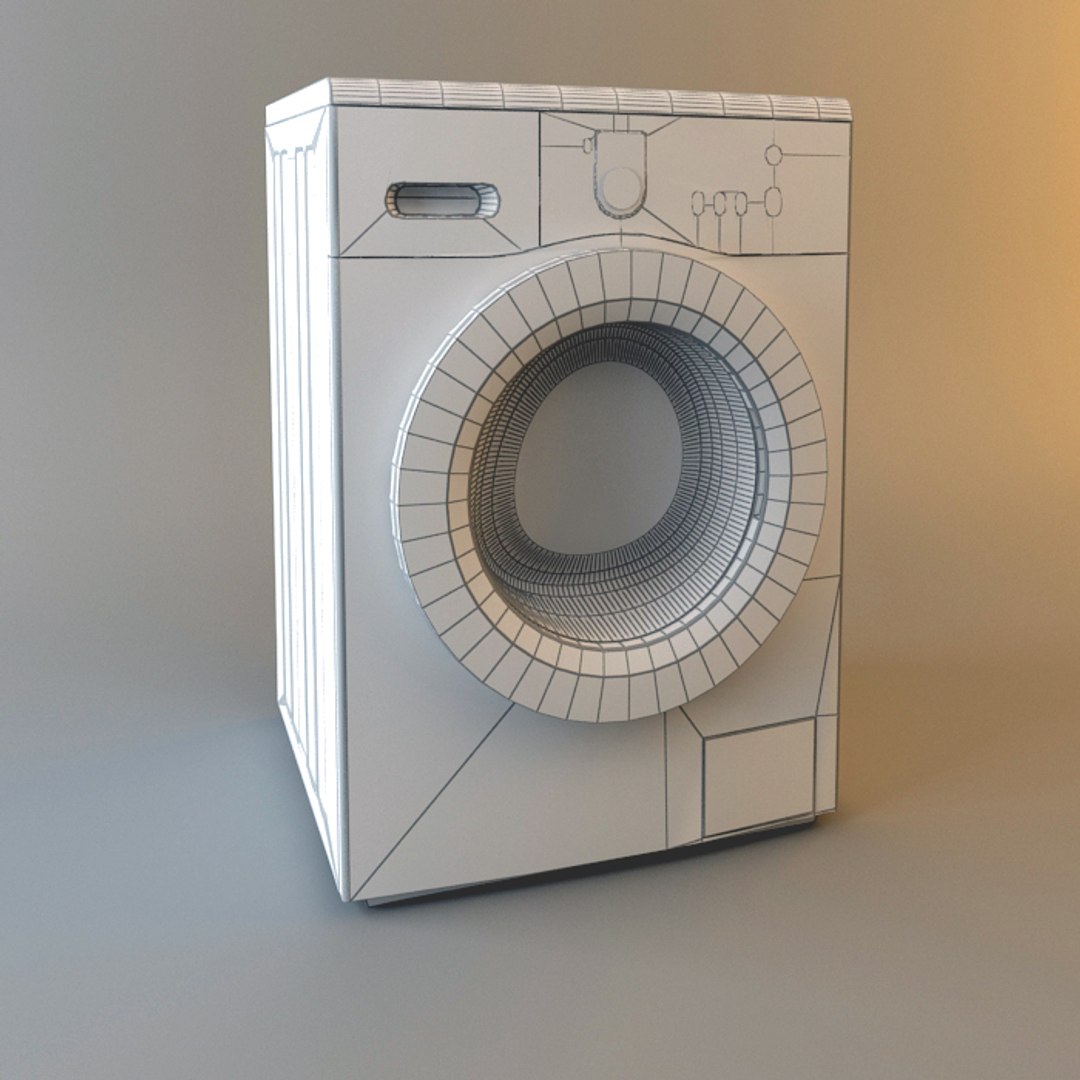 Washing Machine 3d Model
