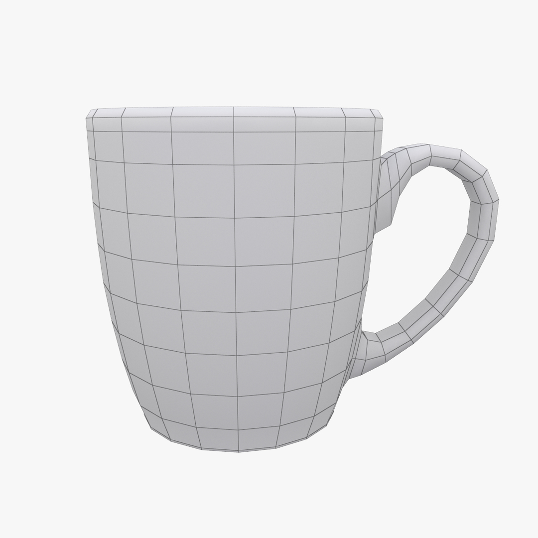 3d model ceramic mugs