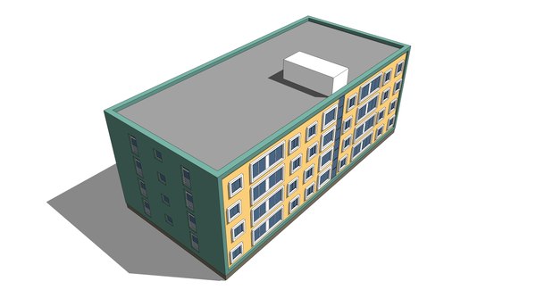Apartment Building SketchUp Models for Download | TurboSquid