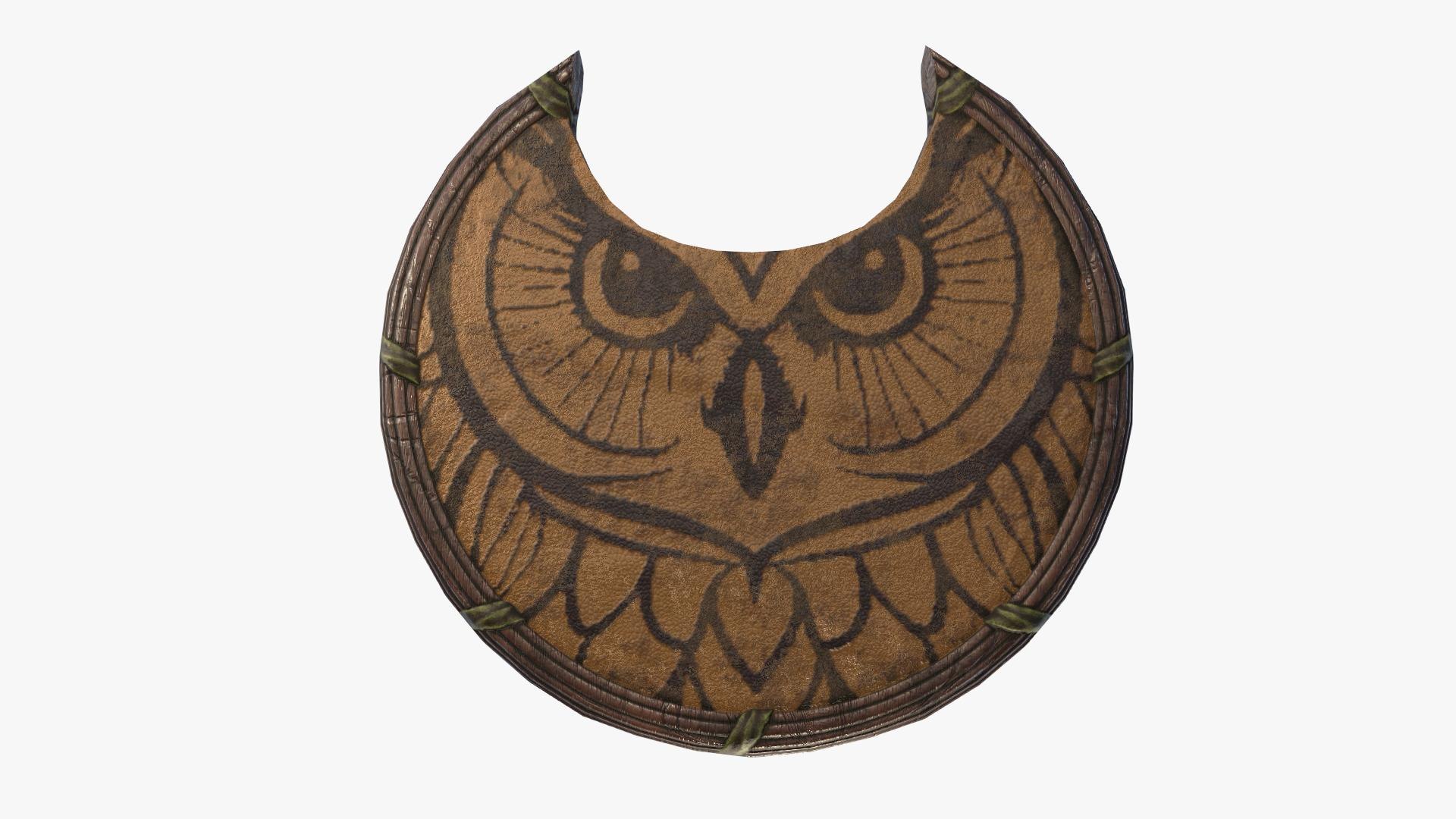 3D Fantasy Shield RPG Pelta Pavise Parma Roman Lenticular Round Viking ...