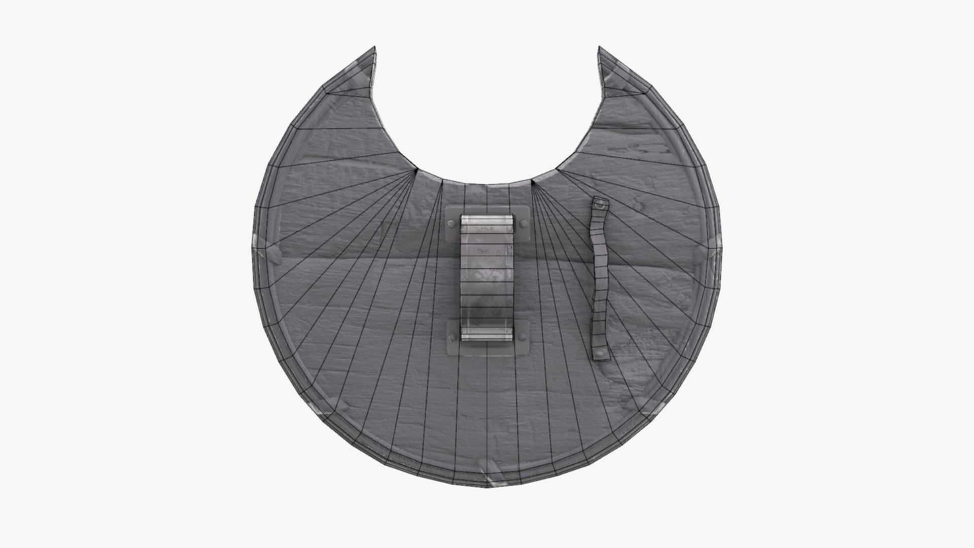 3D Fantasy Shield RPG Pelta Pavise Parma Roman Lenticular Round Viking ...