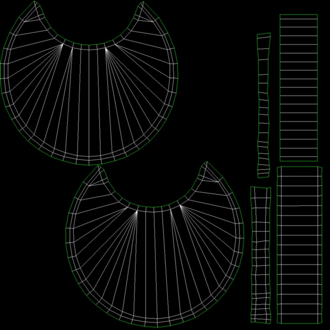 3D Fantasy Shield RPG Pelta Pavise Parma Roman Lenticular Round Viking ...