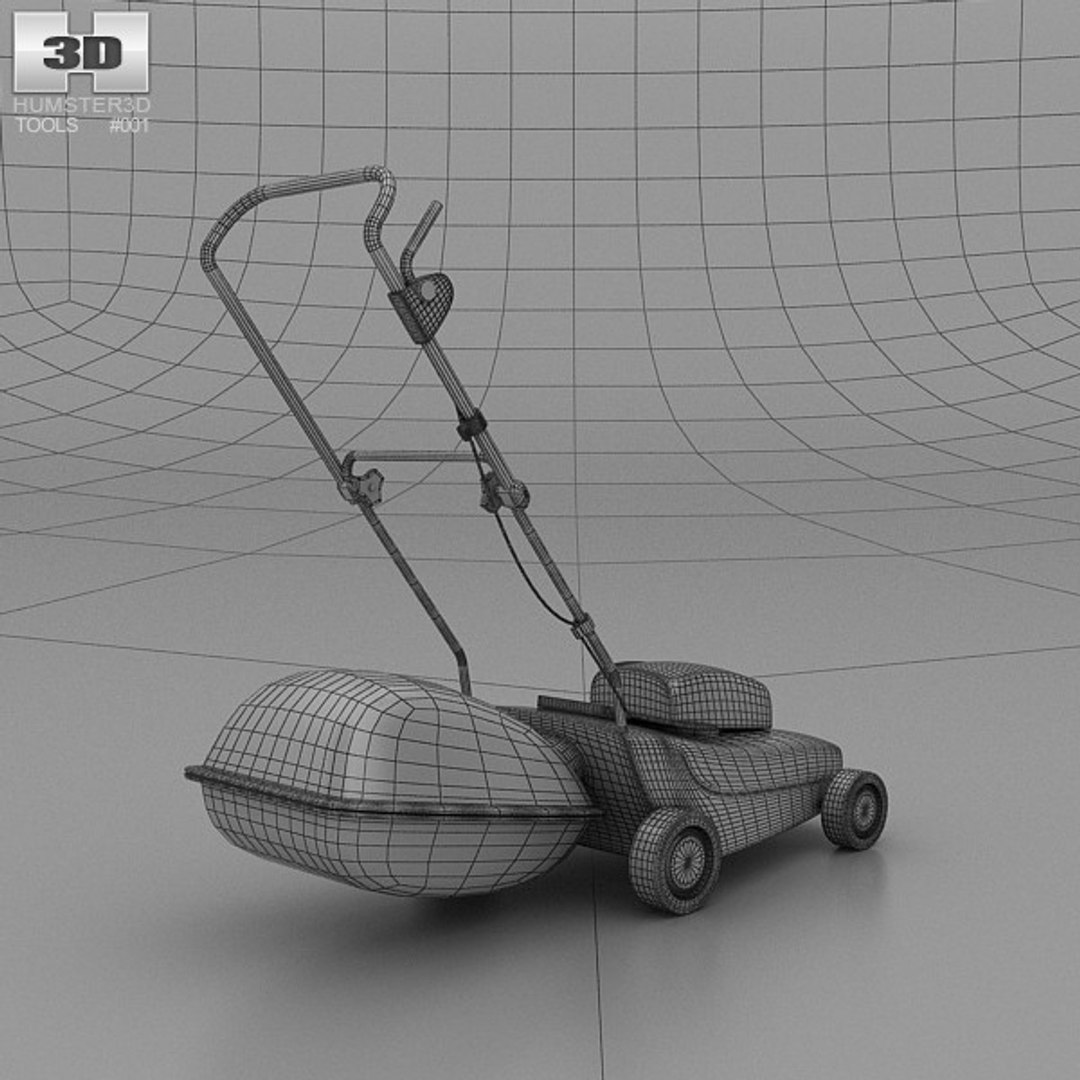 3d Model Lawn Mower
