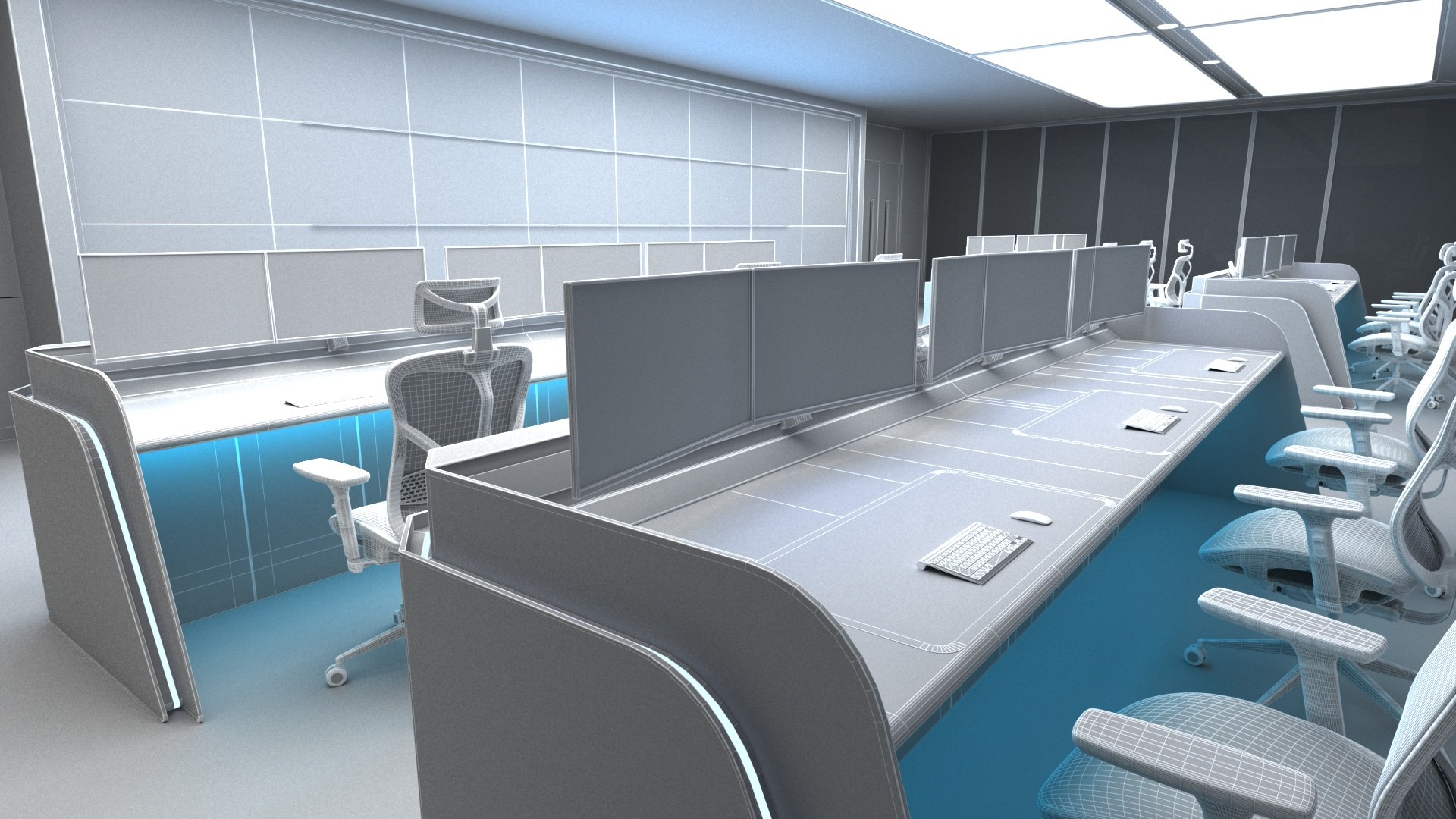 3D Small Monitoring Room Model - TurboSquid 2176867