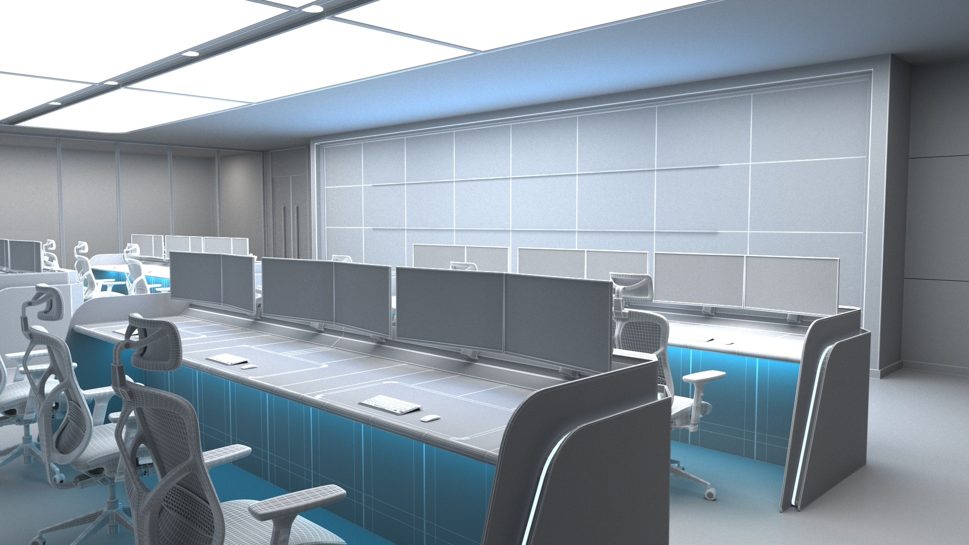 3D Small Monitoring Room Model - TurboSquid 2176867