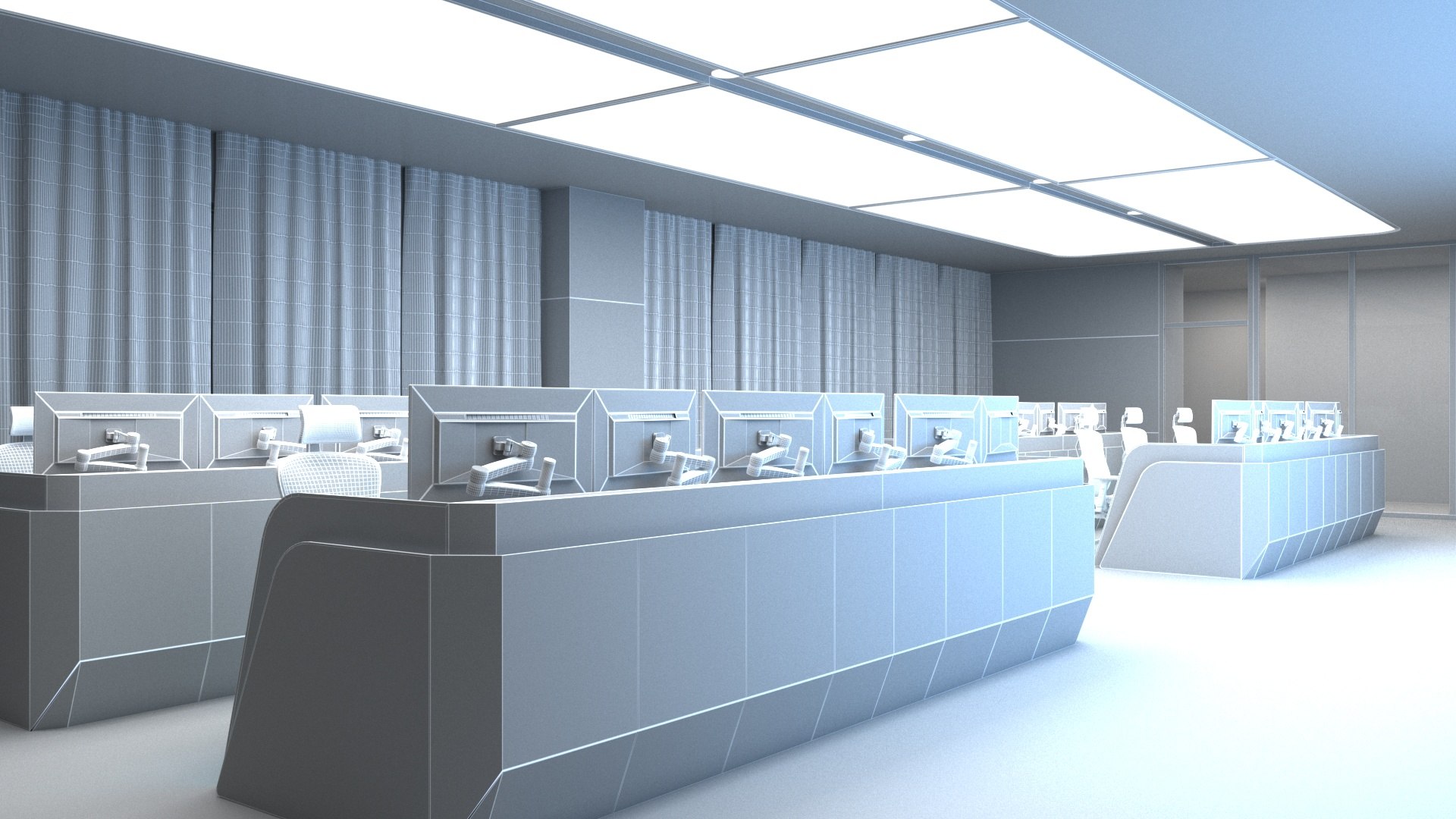3D Small Monitoring Room Model - TurboSquid 2176867