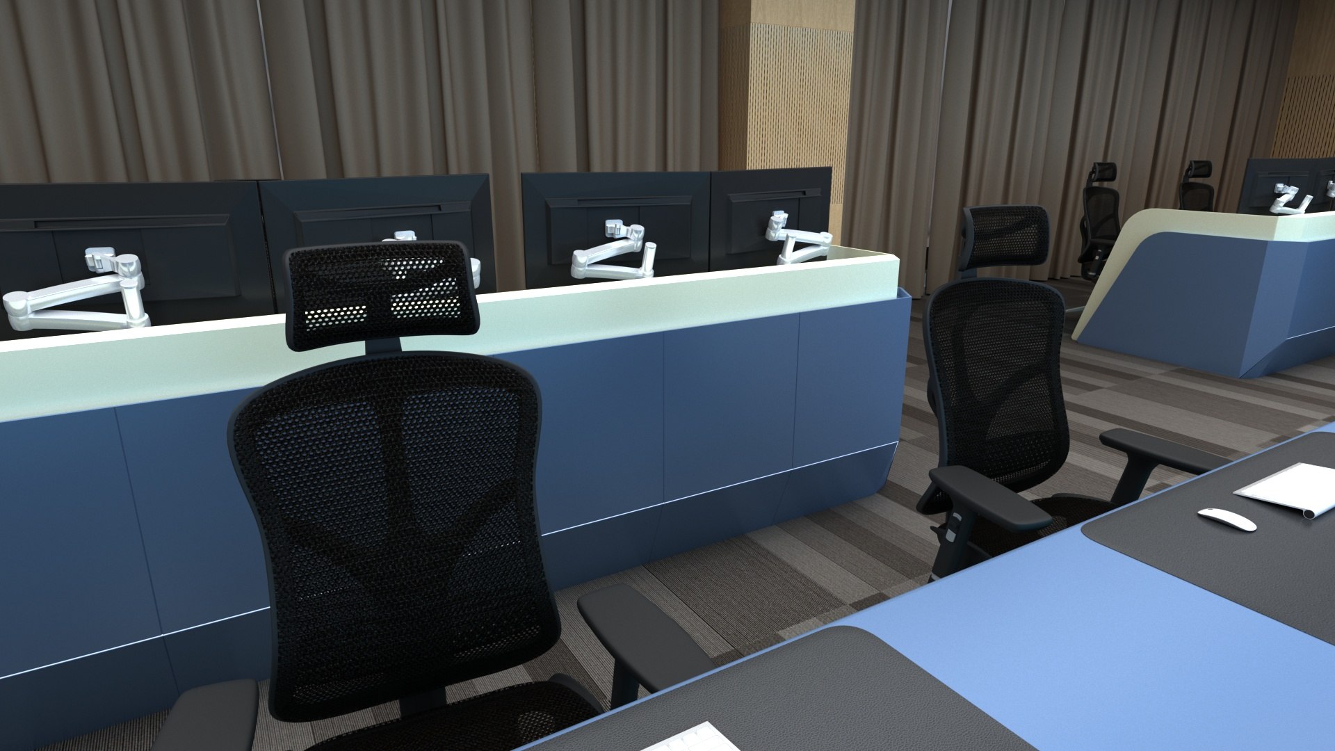 3D Small Monitoring Room Model - TurboSquid 2176867