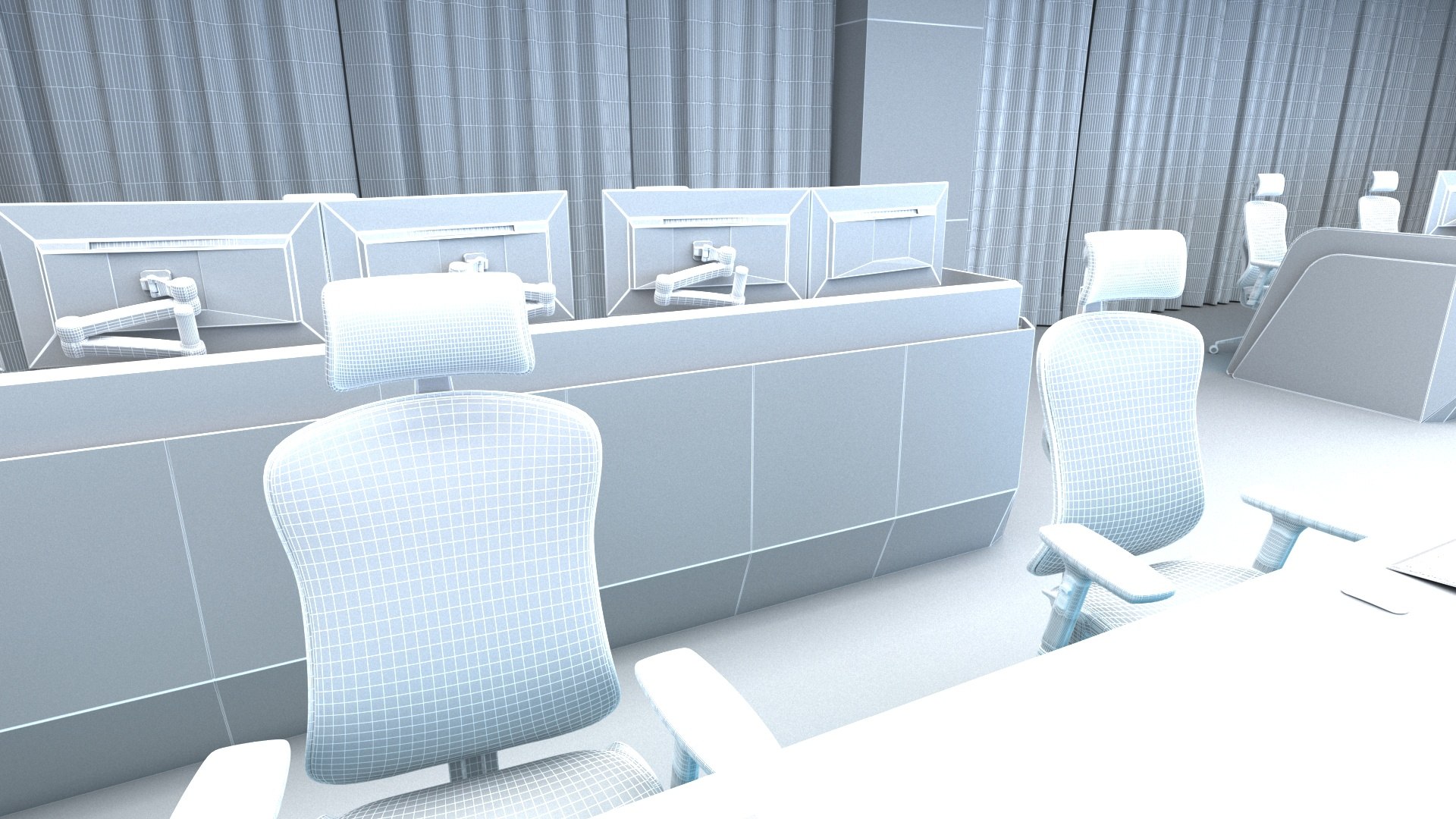 3D Small Monitoring Room Model - TurboSquid 2176867