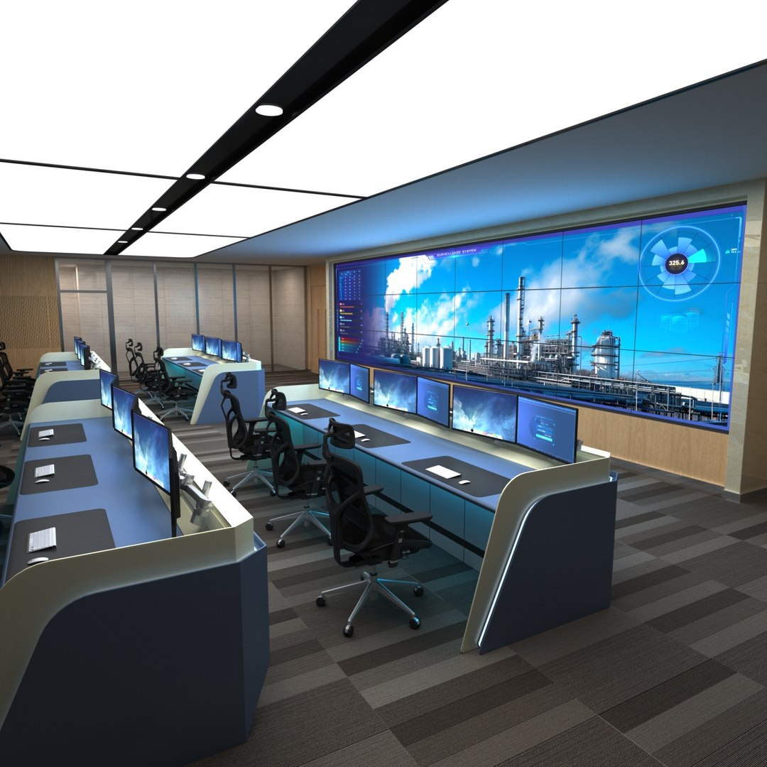 3D Small Monitoring Room Model - TurboSquid 2176867