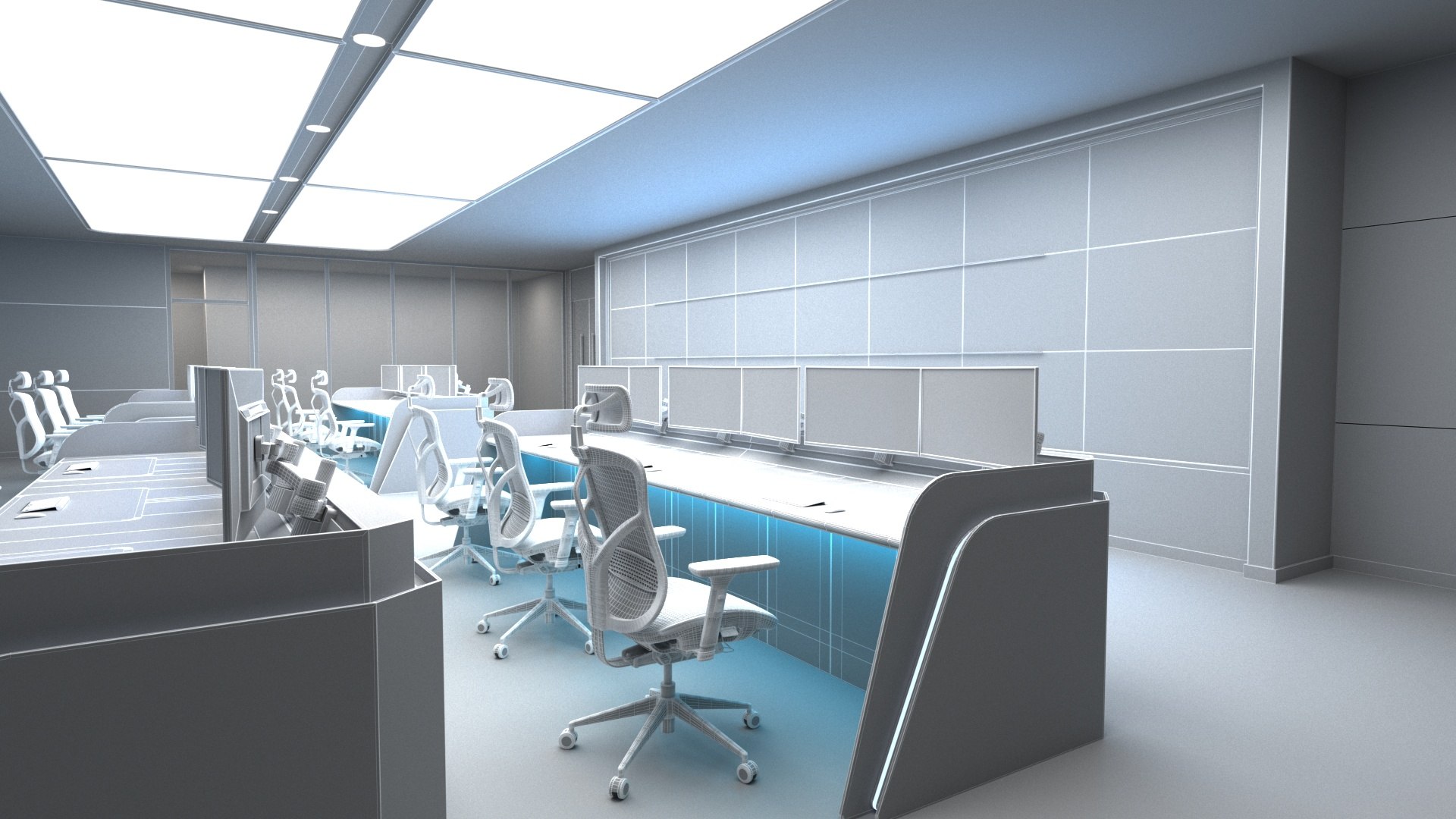 3D Small Monitoring Room Model - TurboSquid 2176867