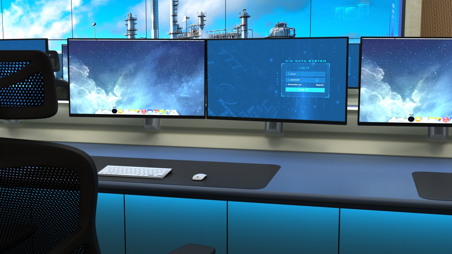 3D Small Monitoring Room Model - TurboSquid 2176867