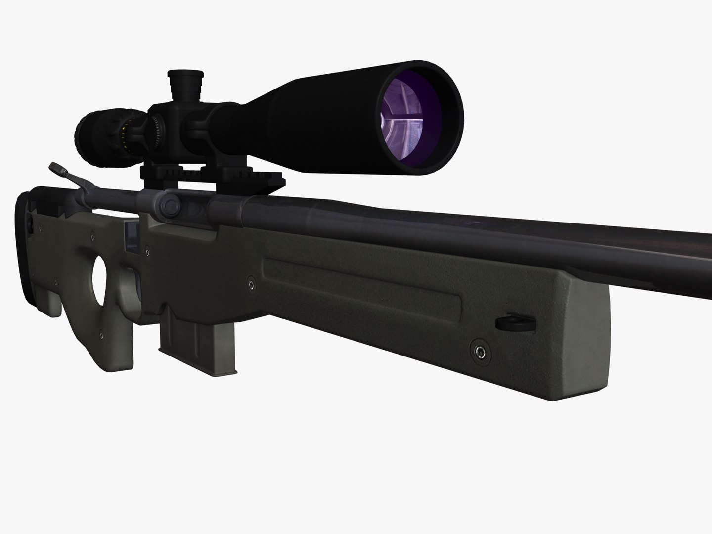 Remington Sniper Rifle 3d 3ds