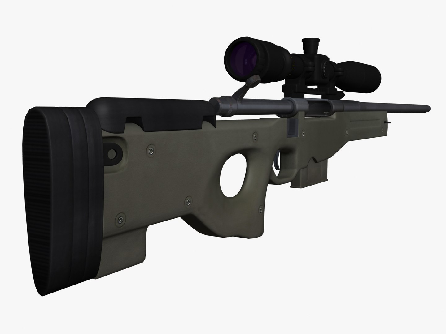 Remington Sniper Rifle 3d 3ds
