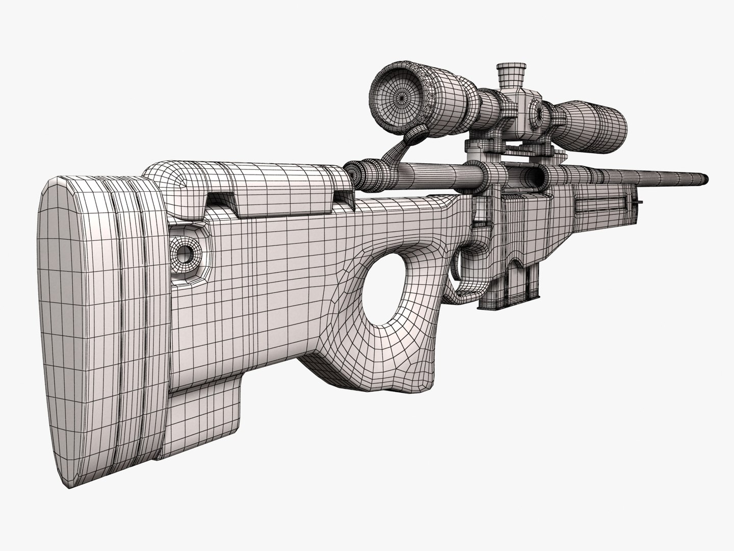 Remington Sniper Rifle 3d 3ds