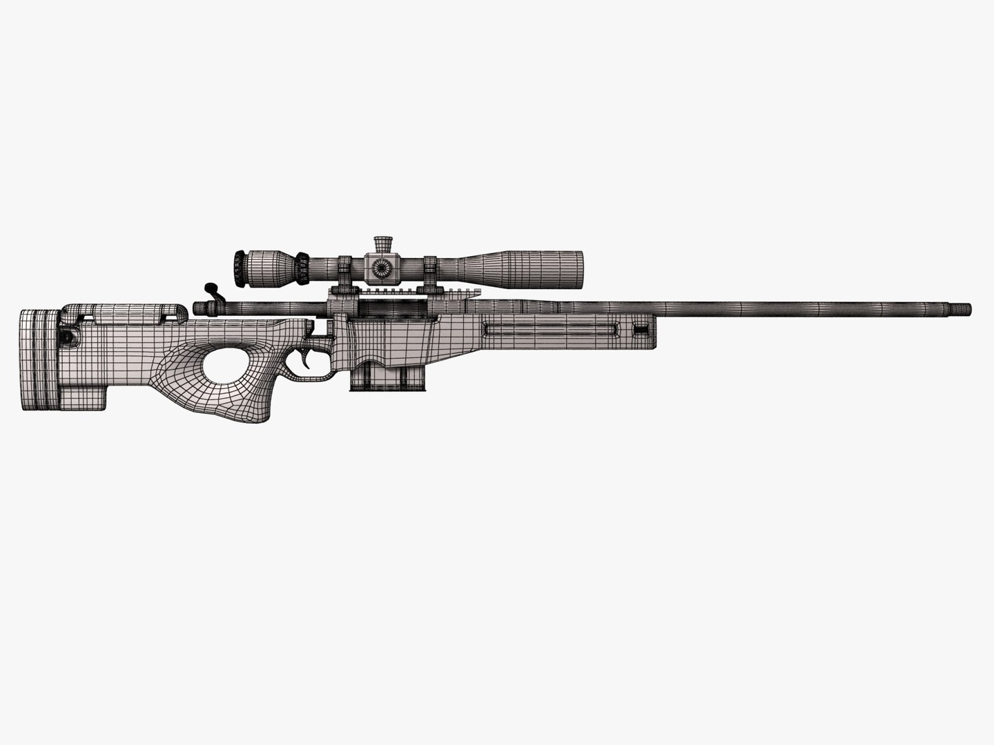 Remington Sniper Rifle 3d 3ds
