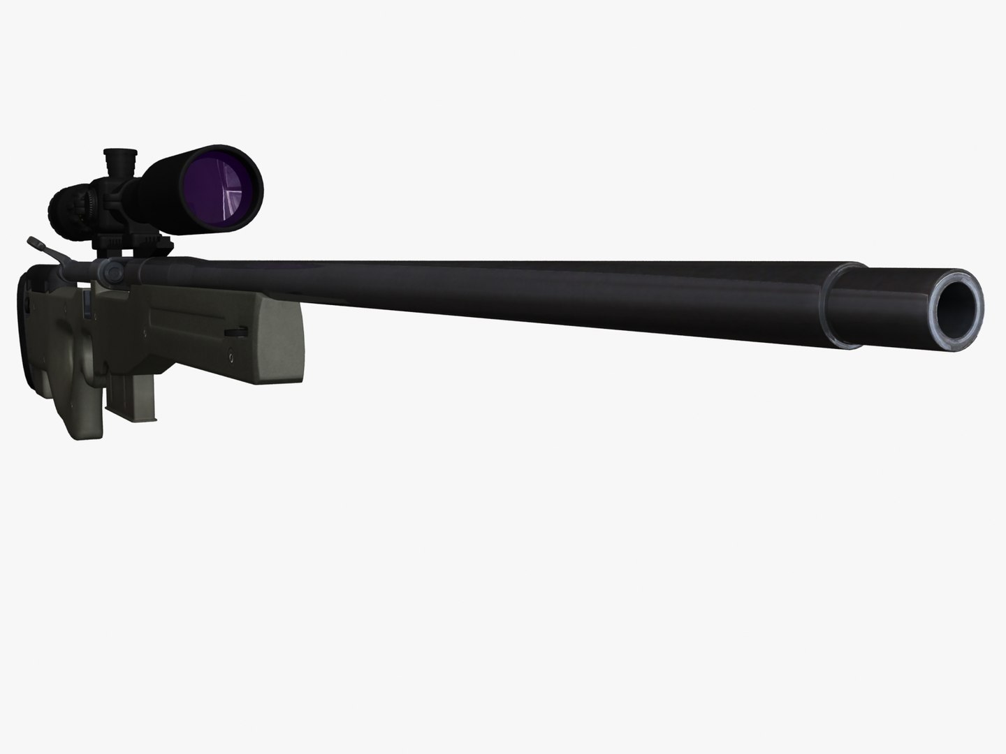 Remington Sniper Rifle 3d 3ds