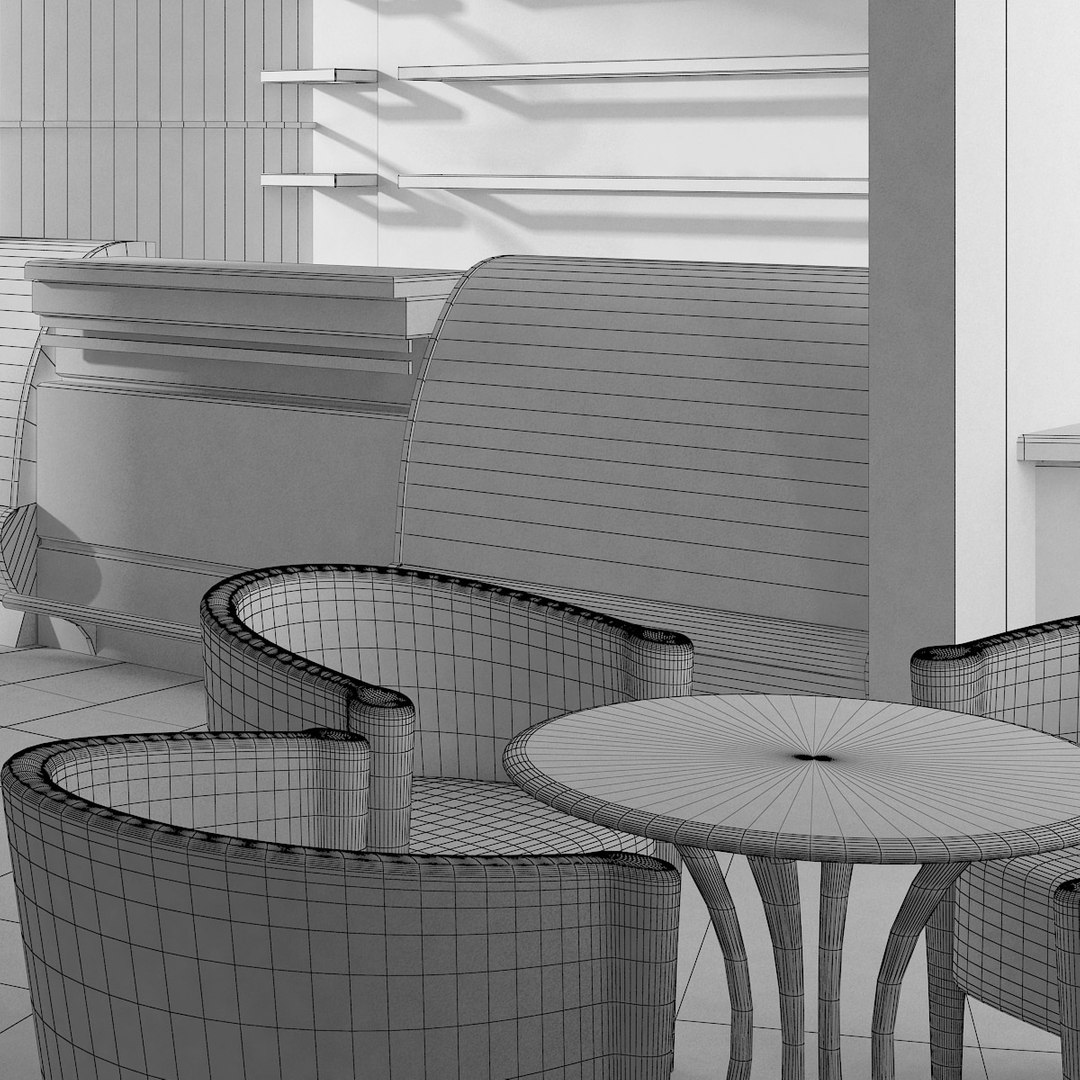 3ds Max Modern Interior