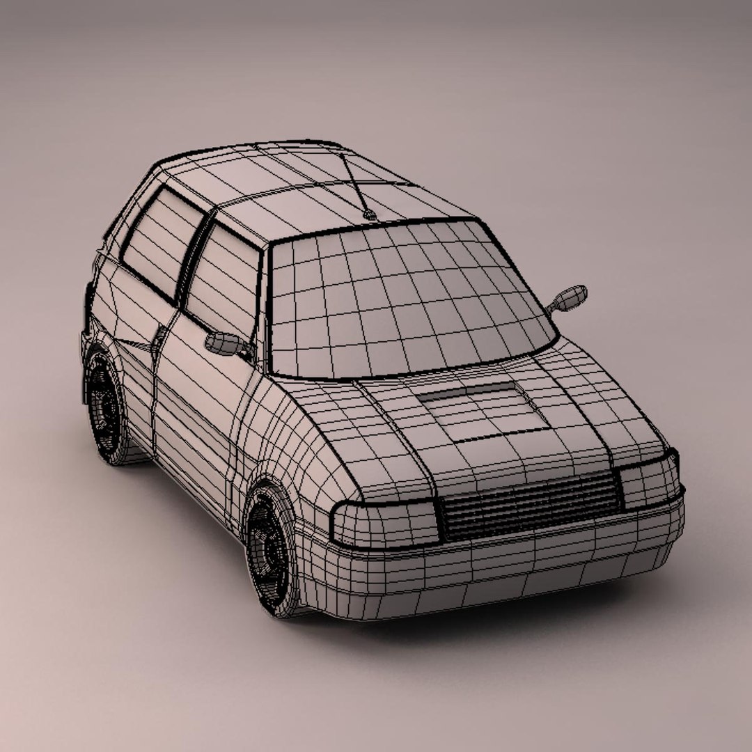 standar car 3d model