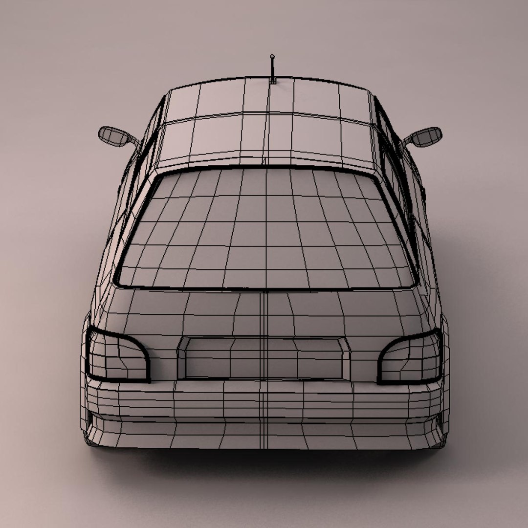 standar car 3d model