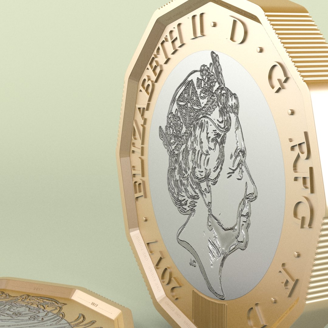 3D New British Pound Coin - TurboSquid 1243967