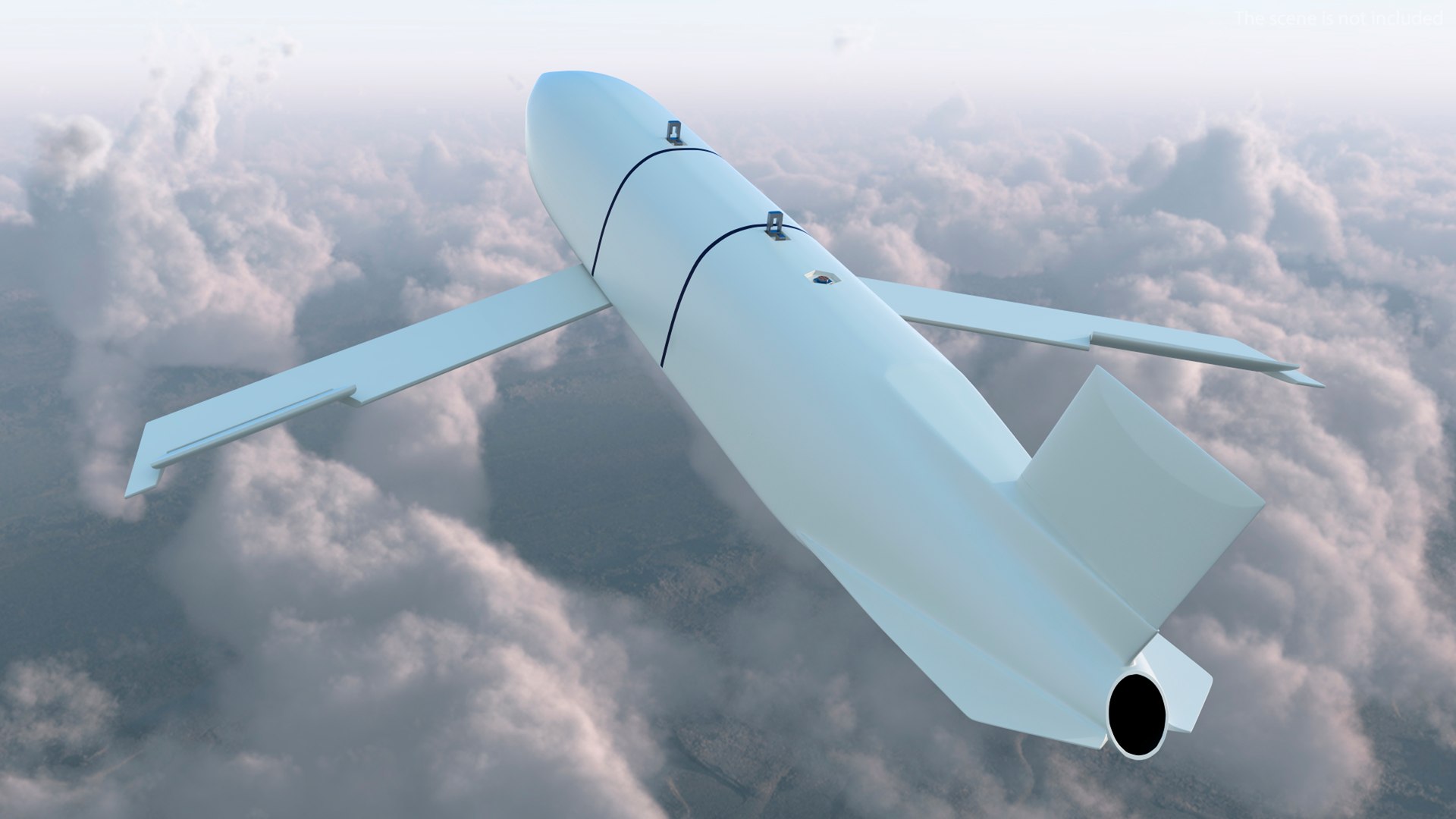 Air-Launched Cruise Missile Rigged For Cinema 4D 3D Model - TurboSquid ...