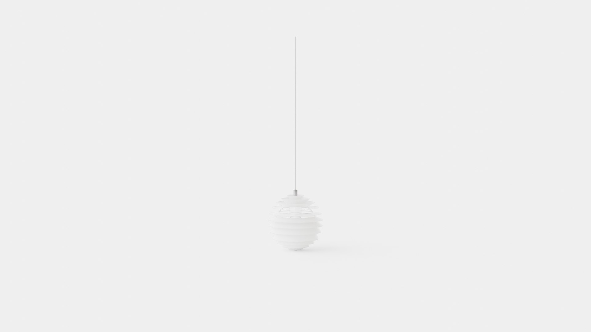 Louis Poulsen Louvre Ceiling Lamp 3D Model - TurboSquid 2251149