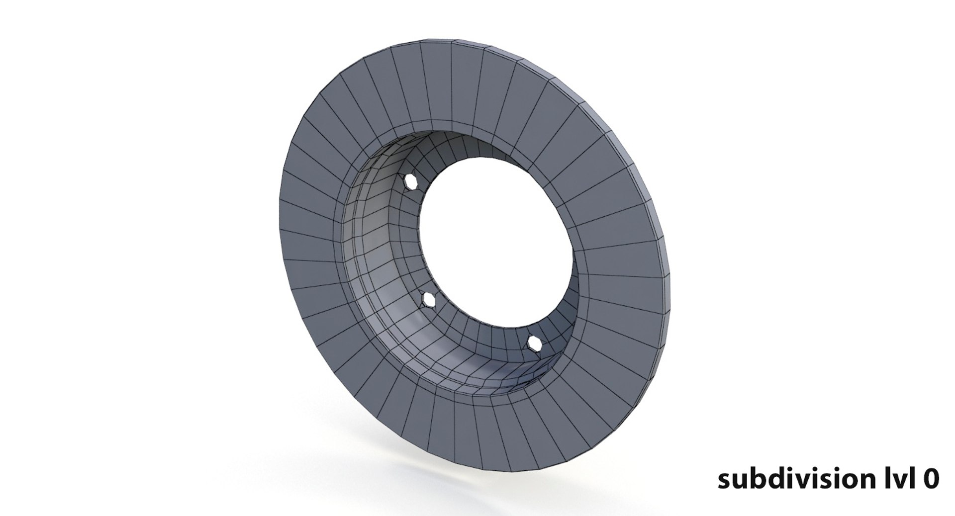 3D Brake Disc Model - TurboSquid 1318483
