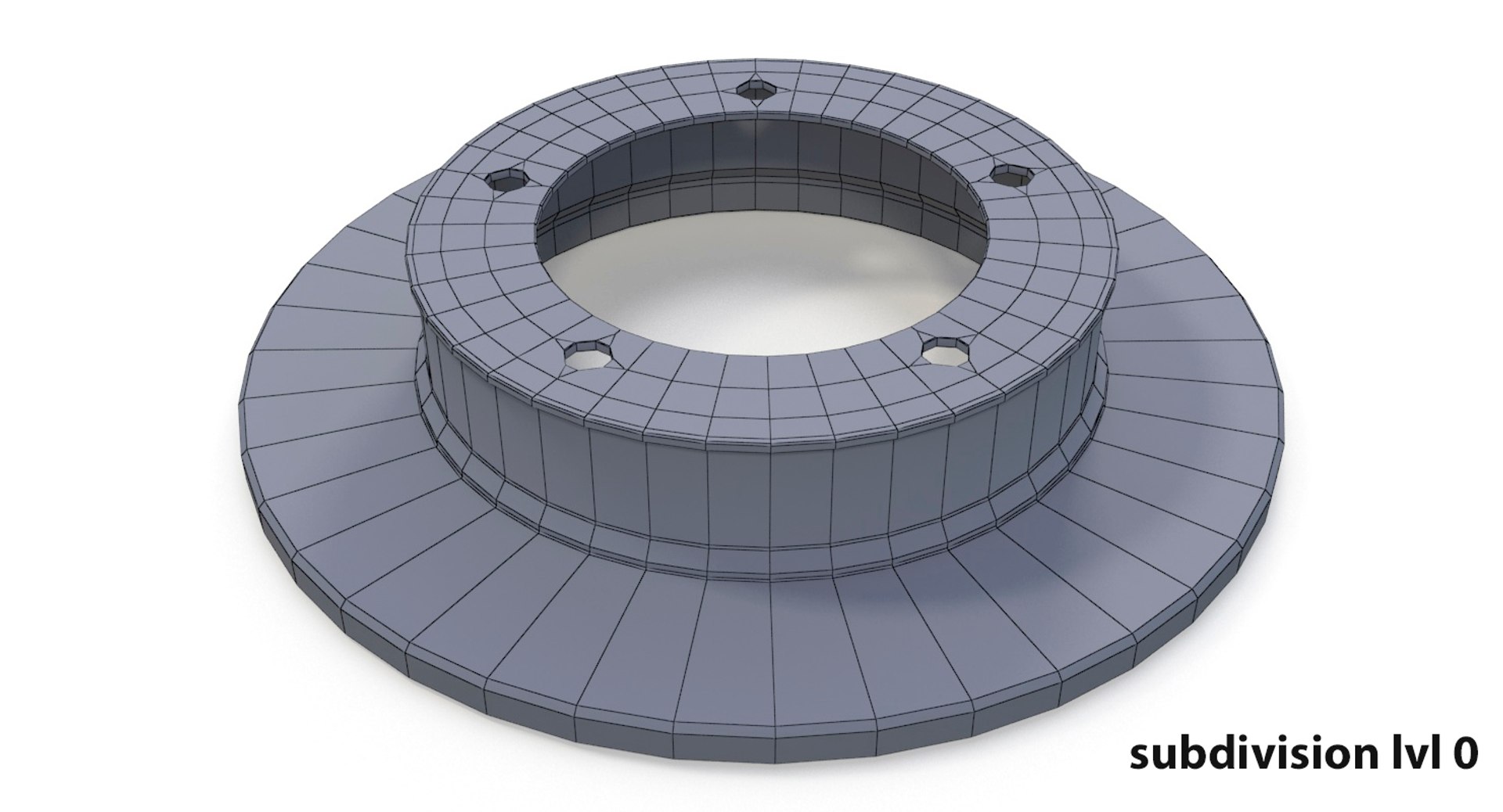 3D Brake Disc Model - TurboSquid 1318483